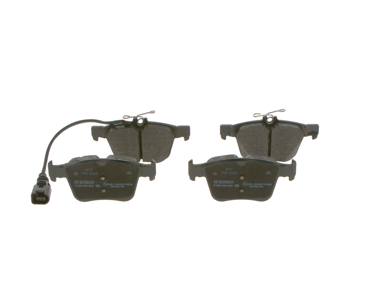 8V0 698 451 E A.B.S., ATE Brake pad set cheap AUTODOC online shop