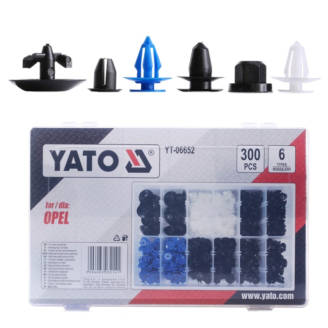 YT-06652 YATO Halteclipsatz, Innenraumverkleidung | AUTODOC Preis und ...