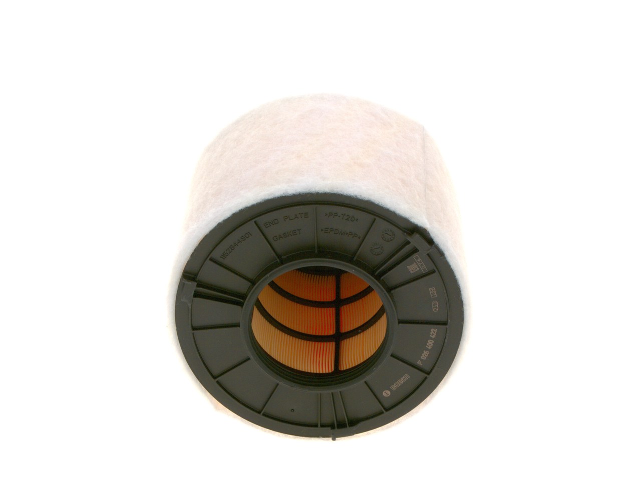 F 026 400 422 BOSCH S0422 Air Filter 152mm, 169,4mm, Filter Insert ...