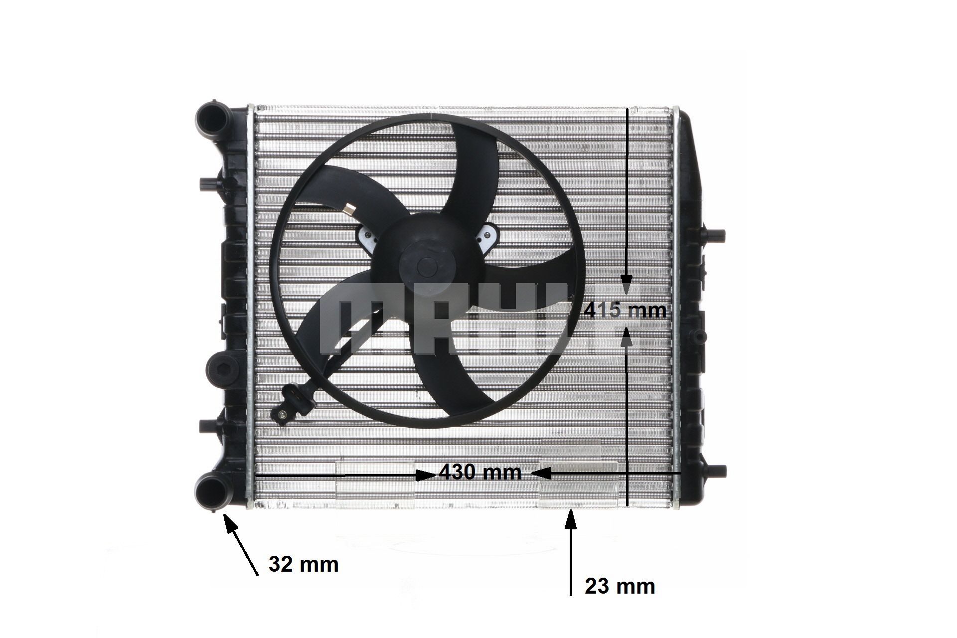 6Q0 959 455 AF Radiador, Refrigeración del motor, Ventilador del motor ...
