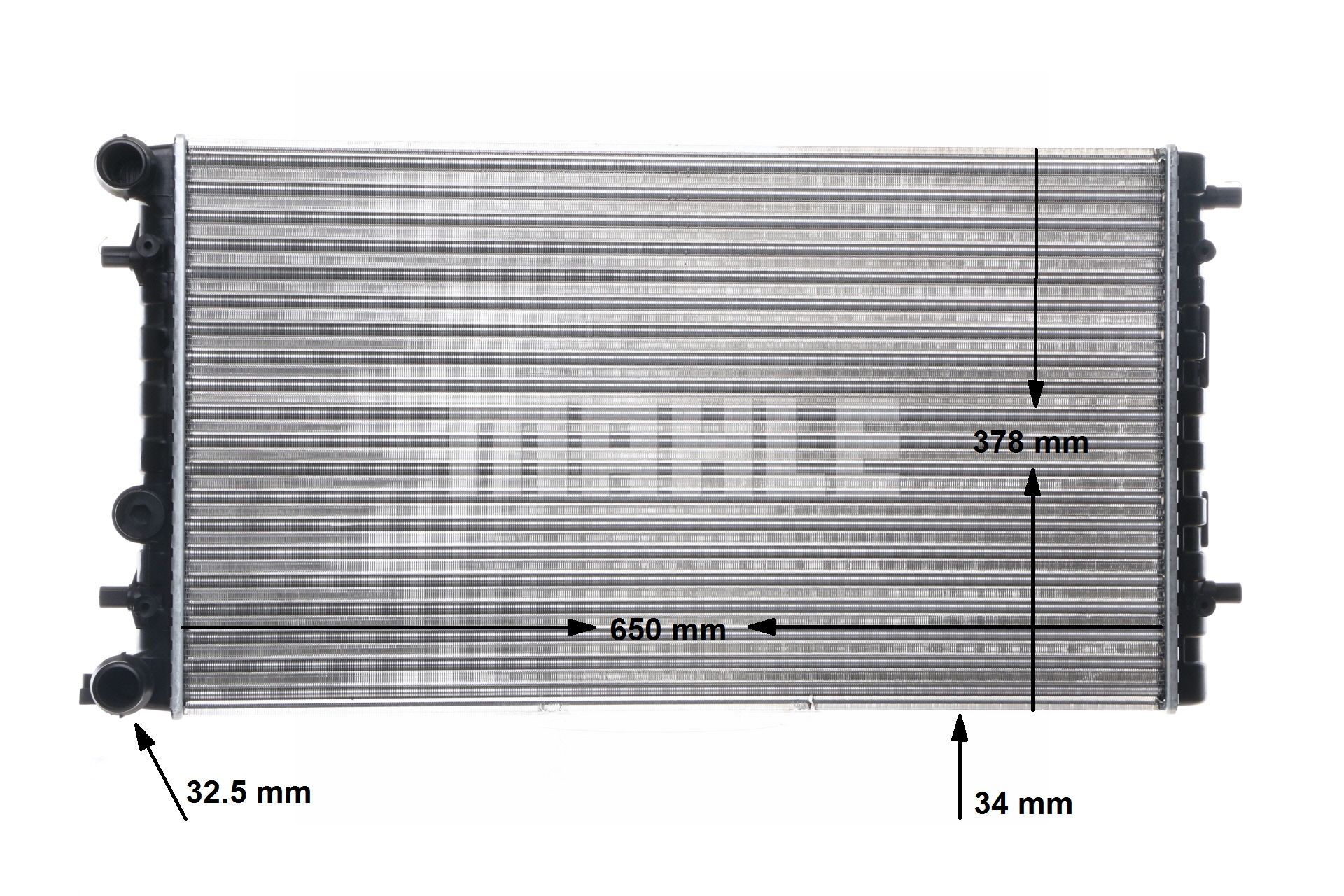 Radiator for VW New Beetle Convertible 1.6 102 hp / 75 kW Petrol 2003 ...