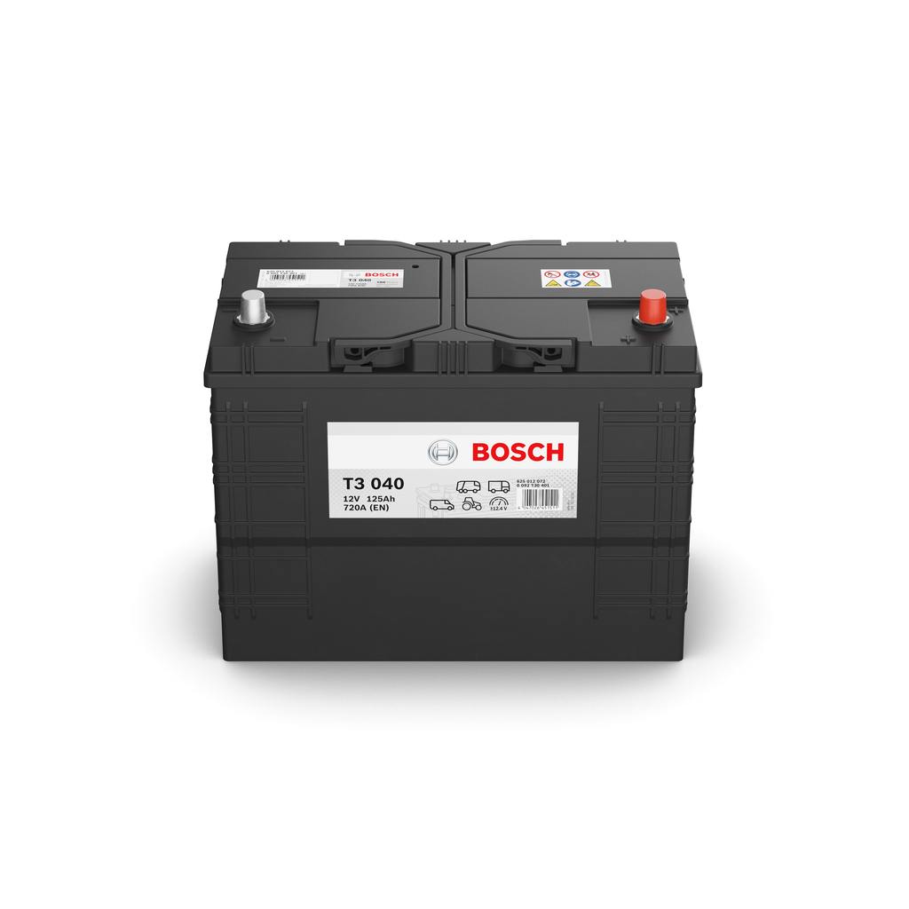 0 092 T30 401 BOSCH Battery 12V 125Ah 720A Lead-acid battery | Truck ...