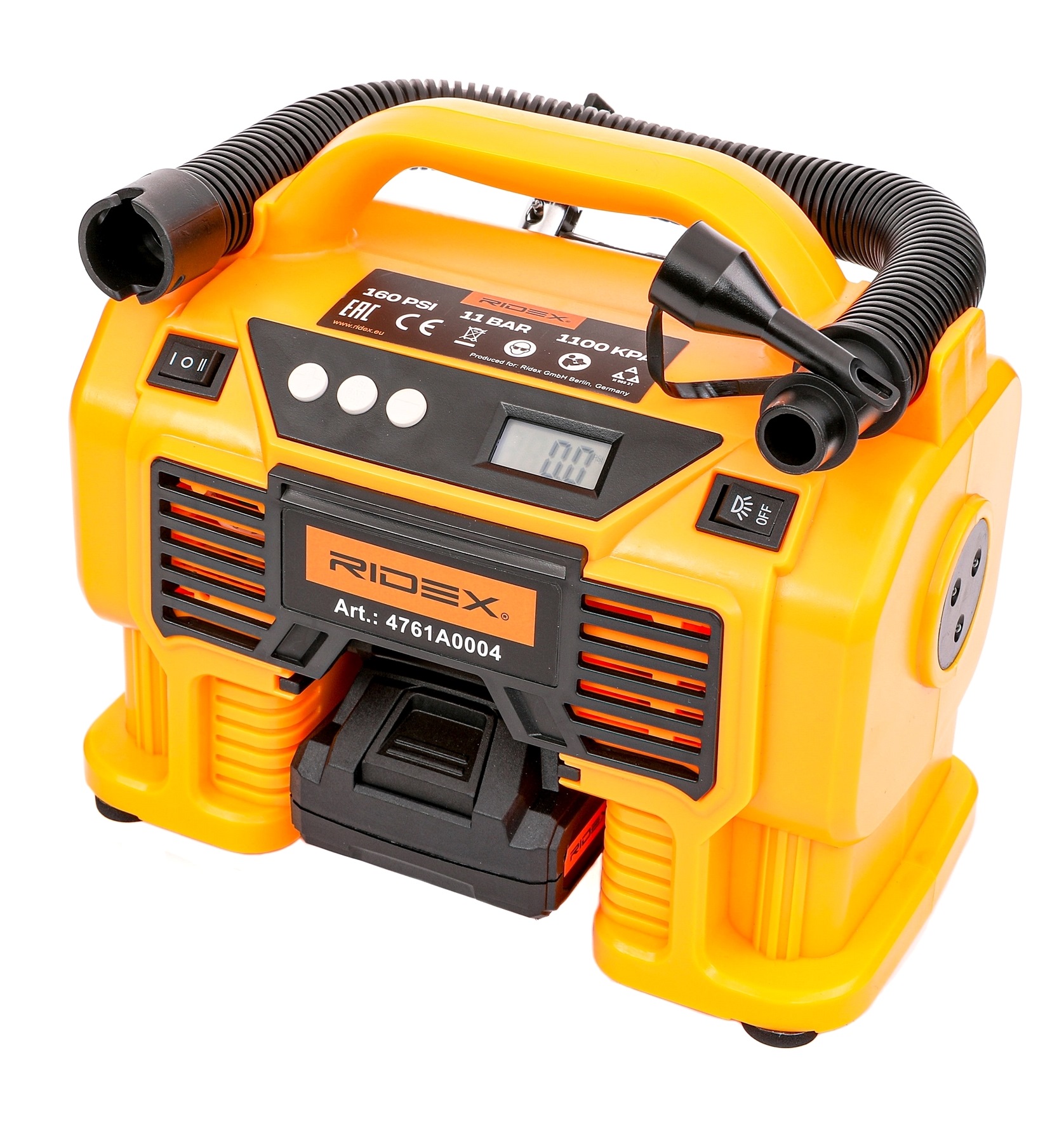 4761A0004 RIDEX Luftkompressor 18V 160 Psi 11 Bar Elektrisk B rbar