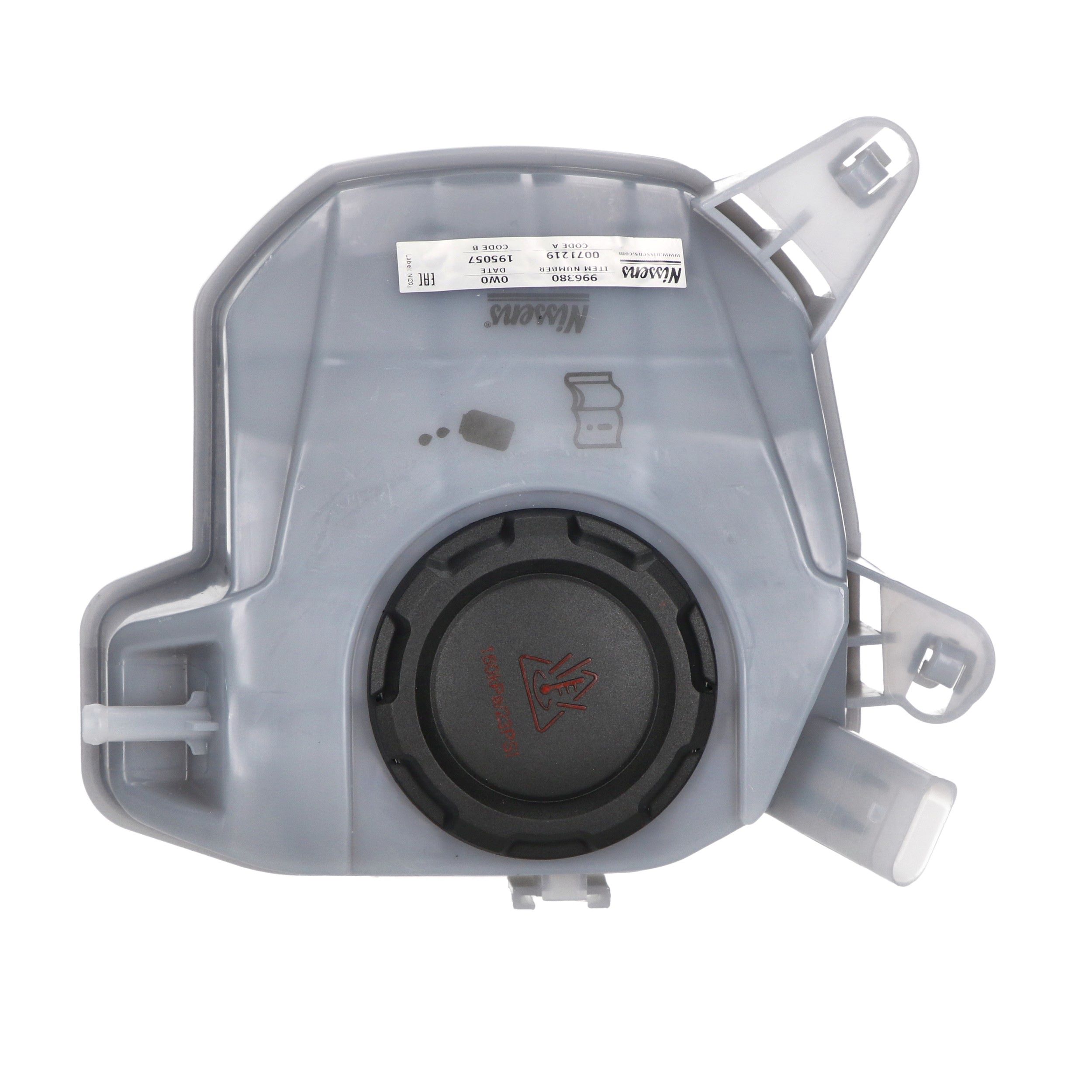996380 NISSENS Coolant expansion tank Capacity: 0,85l, with coolant ...