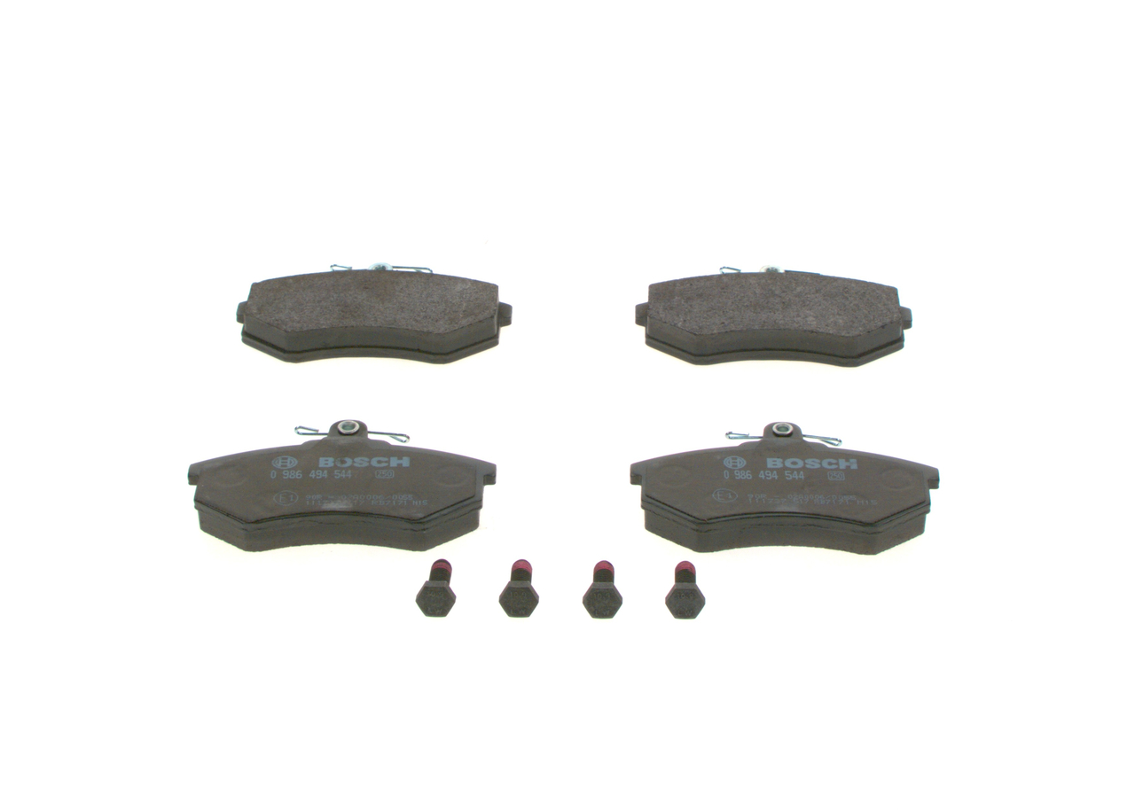 0 986 494 544 BOSCH BP1465 Bremsbeläge Vorderachse, Hinterachse, Low ...