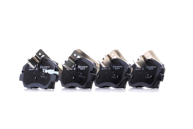 58101 2BA10 ATE, BREMBO Bremsbelagsatz, Anti-Quietsch-Folie, Bremsbelag ...