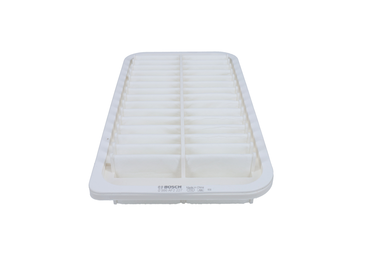0 986 AF2 227 BOSCH A 2227 Air filter Length: 291, 246 mm, Filter ...