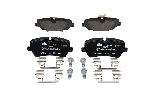 LR 068303 BREMBO, A.B.S. Brake pad set, Accessory kit, Disc brake pads ...